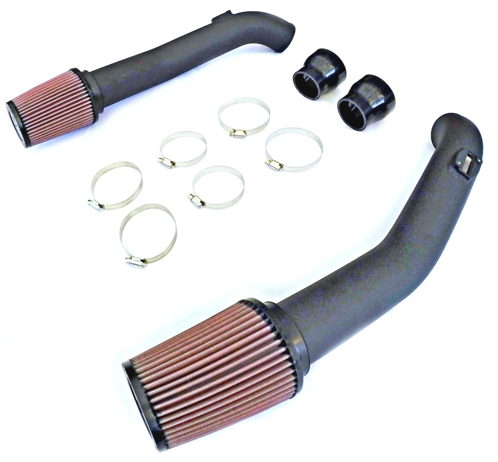 Nissan R35 GTR - Black Intake System 76mm With K&N Filter - JM Imports